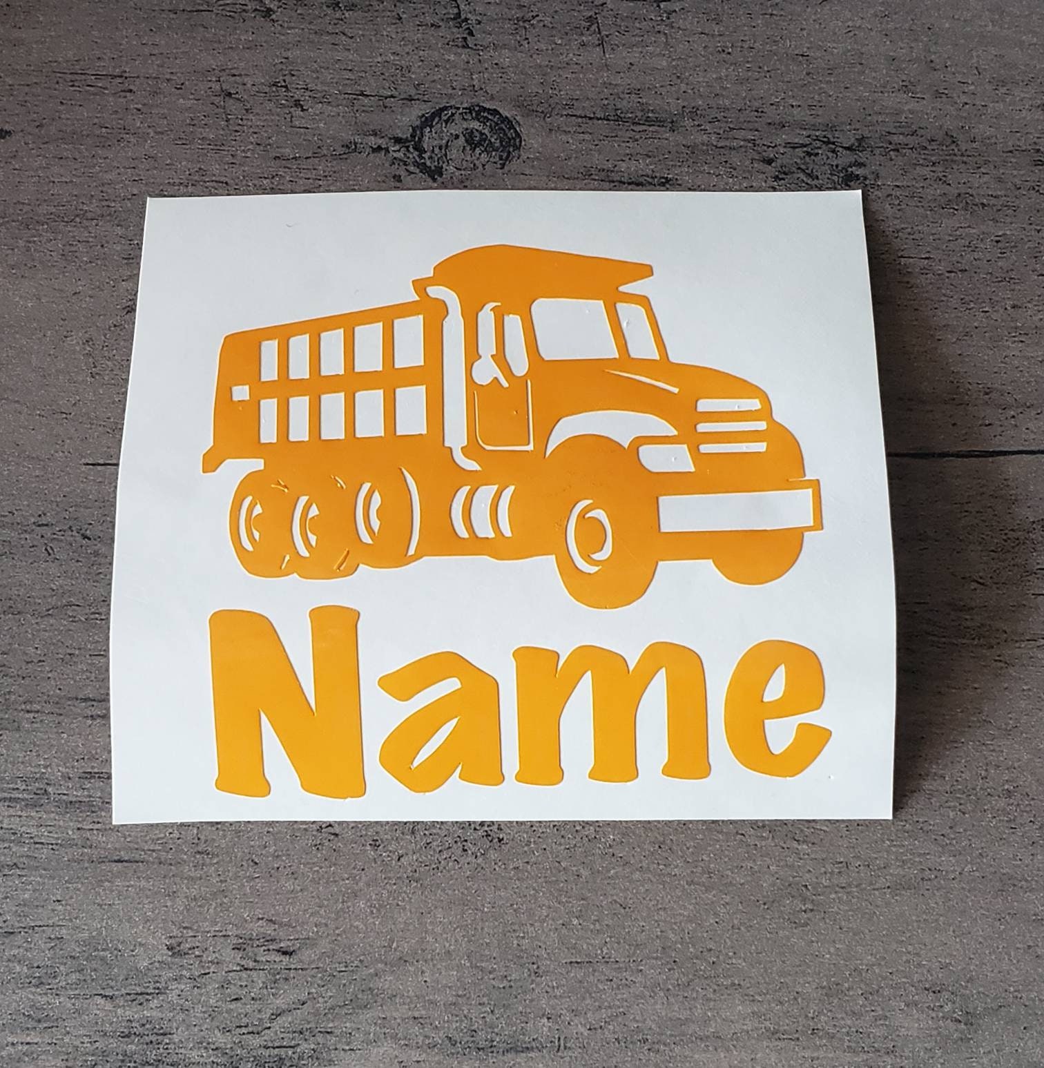 Dump Truck Decal/truck Sticker/decal for Kids/car | Etsy