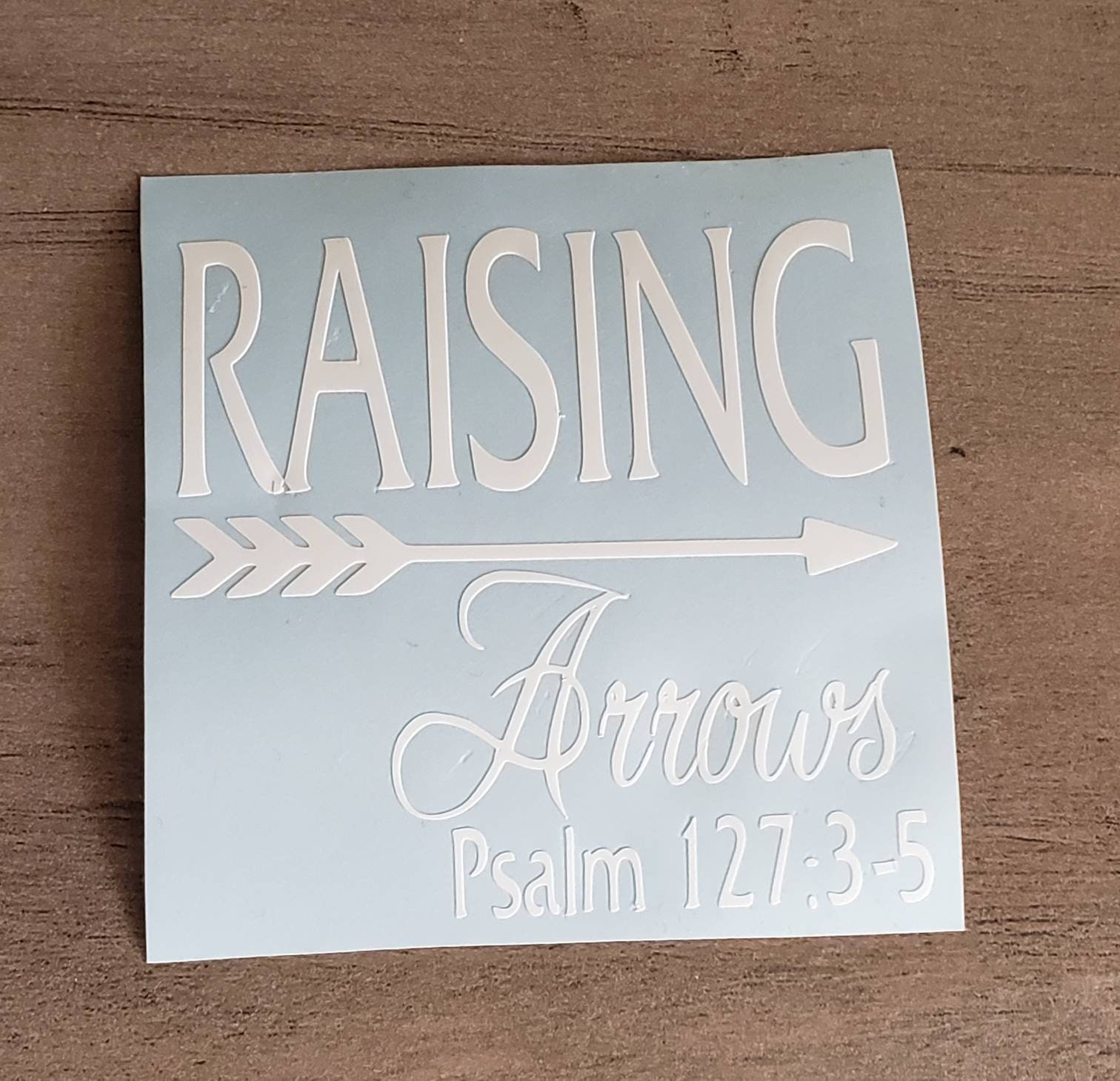 Raising Arrows Decal /christian Sticker/psalm127 Decal/religious Decal ...