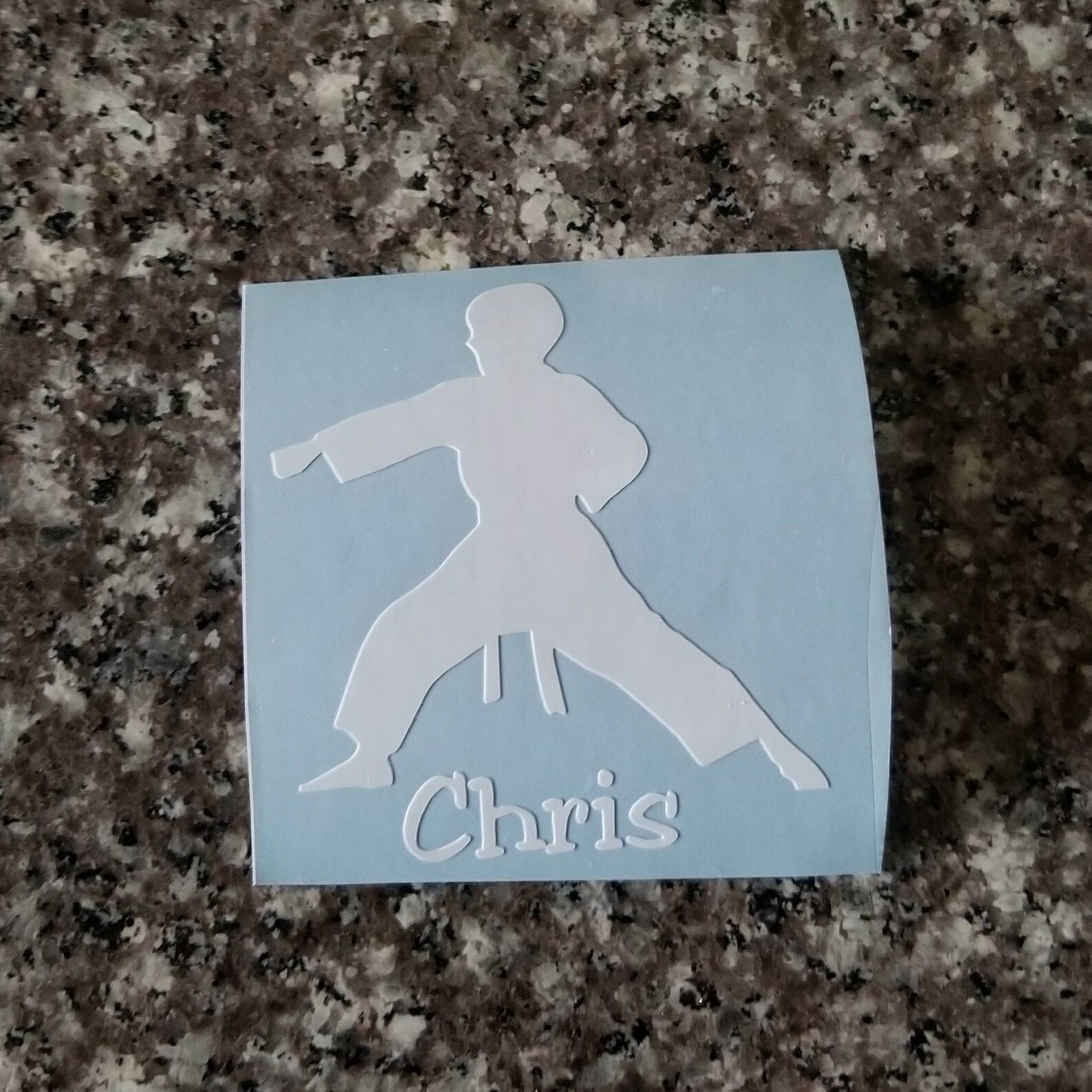 Karate Decal/boy Karate Decal/karate Sticker/sport - Etsy