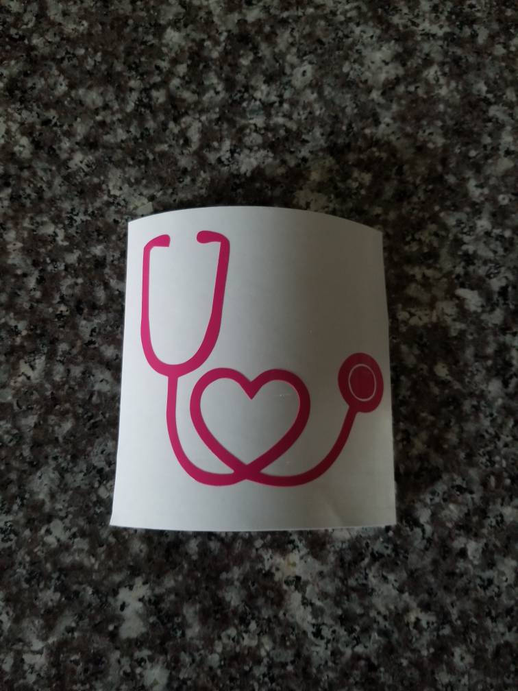 Stethoscope Decal/nurse Decal/doctor Decal/decal for Yeti | Etsy