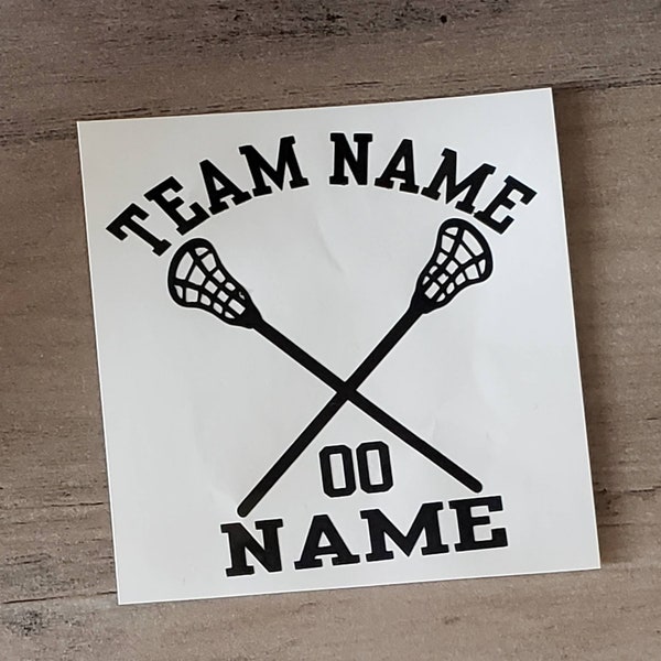 Lacrosse Decal - Etsy