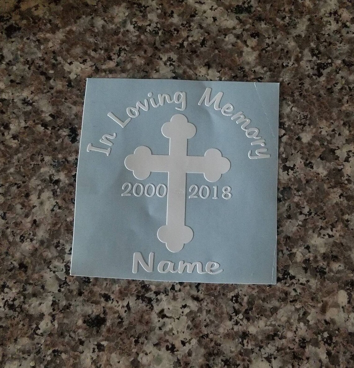 In Loving Memory Decal/loved One's Passing Decal/memorial - Etsy
