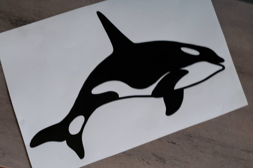 Orca Decal/killer Whale Decal/marine Life Decal/sea Life Decal/beach ...
