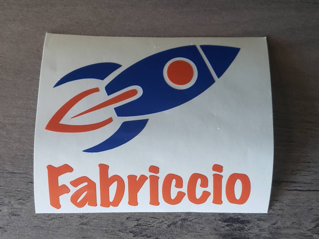 Rocketship Decal/rocket Ship Sticker/space Decal/astronaut Decal/car ...