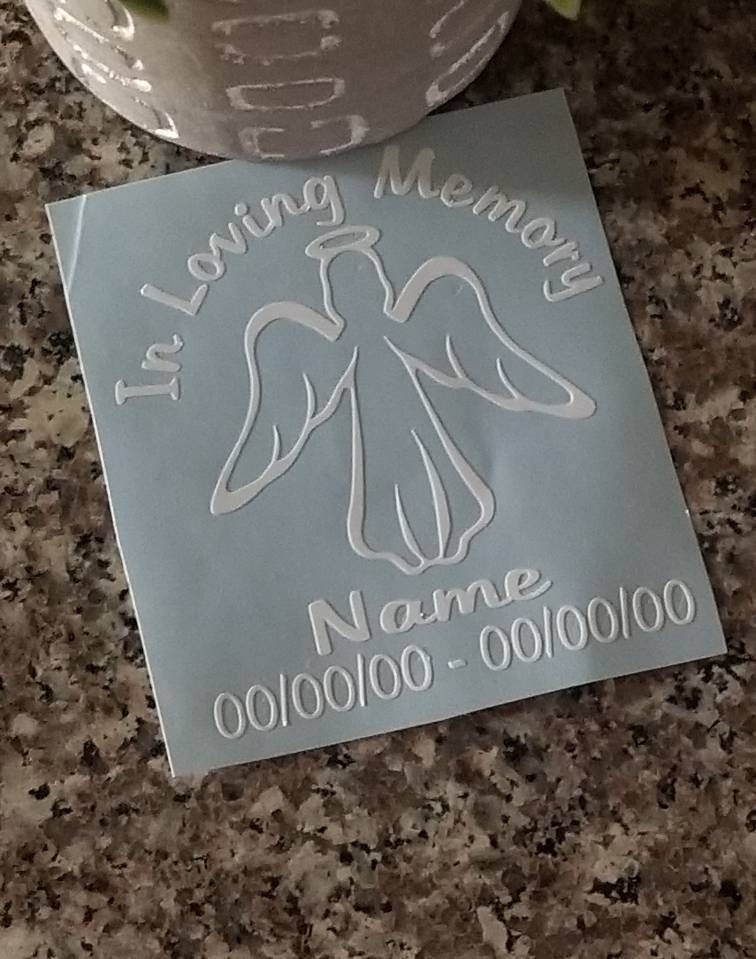 In Loving Memory Decal/loved One's Passing Decal/memorial - Etsy