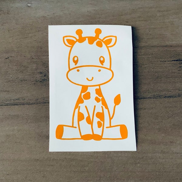 Baby Giraffe Decals - Etsy
