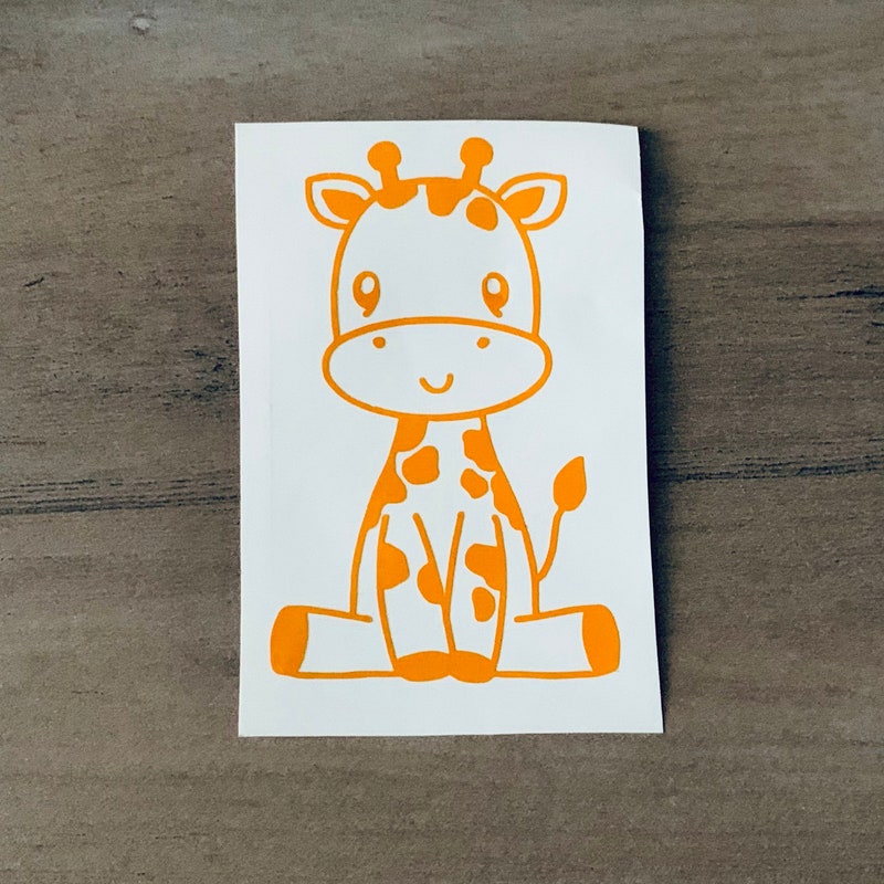 Baby Giraffe Decals - Etsy