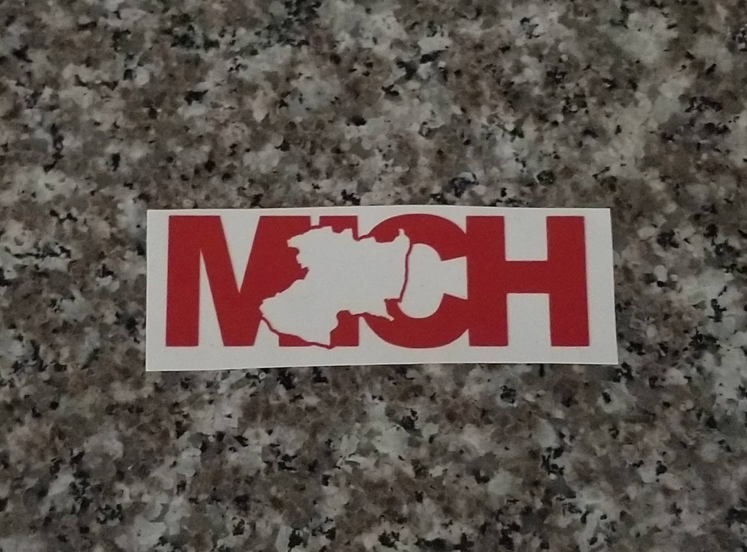 Michoacan Decal/mexico Map Decal/mich Sticker/estado De Michoacan/car ...