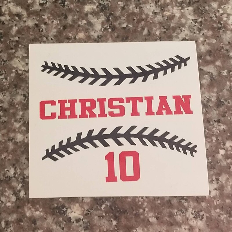 Baseball Decal - Etsy