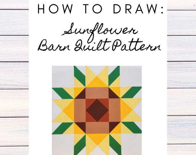 Star Barn Quilt Pattern, DIY Barn Quilt, Barn Quilt Pattern, Make a ...