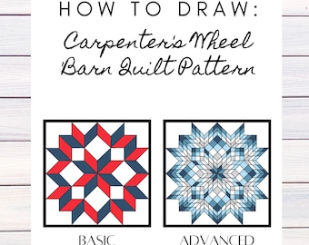 Carpenters Wheel Barn Quilt - Etsy