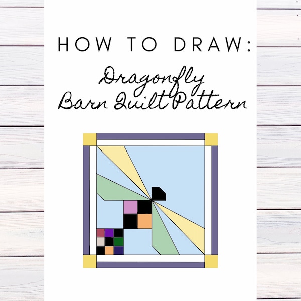 Dragonfly Quilt Pattern - Etsy