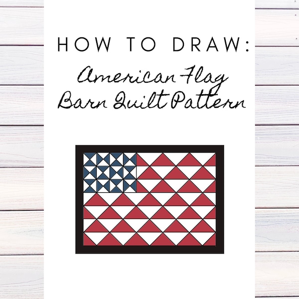 American Flag Barn Quilts - Etsy