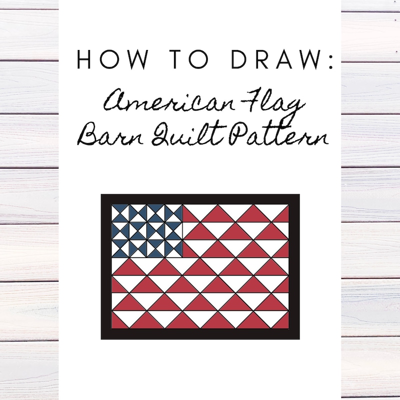 Barn Quilt Flag - Etsy