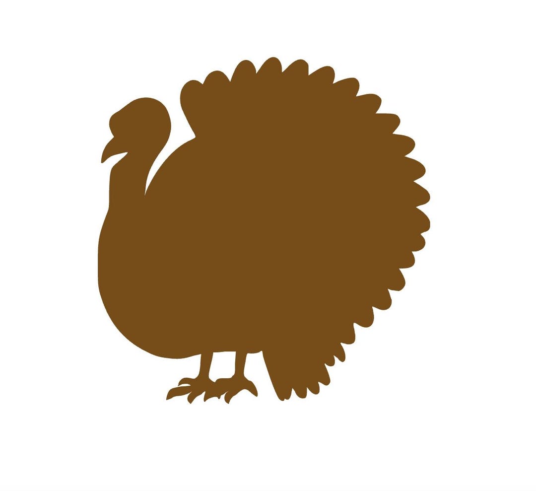 Turkey Cut Outs - Paper Turkey, Thanksgiving Decor, Thanksgiving Day ...