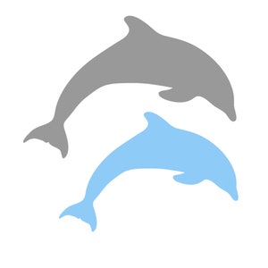 Dolphin Paper Cut Outs - Paper Dolphin Shape, Dolphin Die Cuts, Dolphin ...