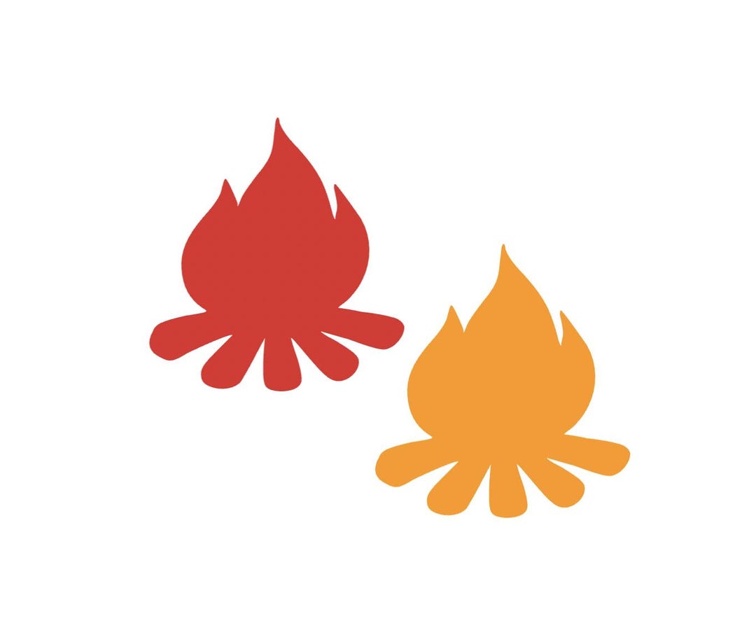 Camp Fire Cut Outs - Paper Camp Fire, Camp Fire Die Cuts, Camp Fire Cut ...