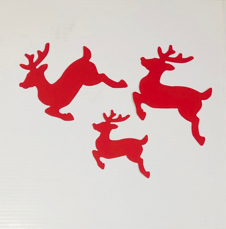 Reindeer Cut Outs - Paper Reindeers, Christmas Reindeers, Christmas ...