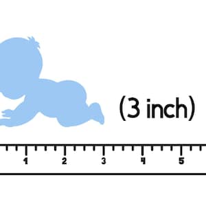 Paper Baby Cut Outs - Paper Baby Shape, Baby Die Cuts, Baby Boy Shape ...
