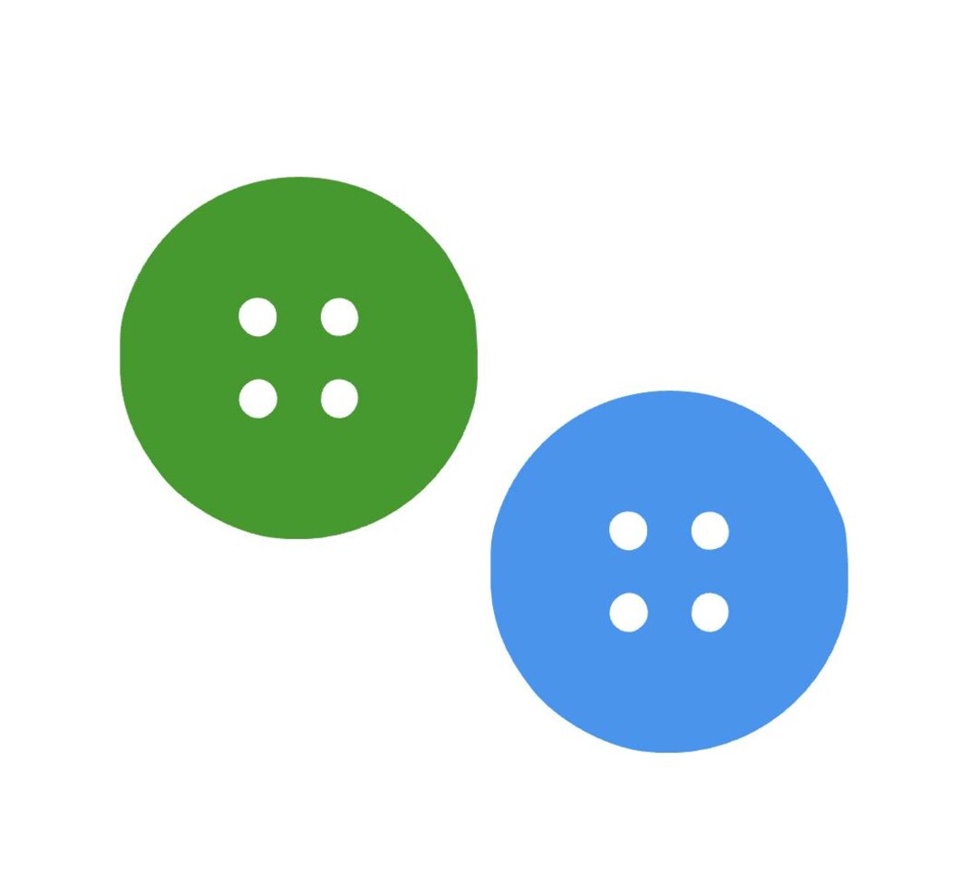 Paper Button Cut Outs - Button Shapes, Paper Button Shapes, Button ...