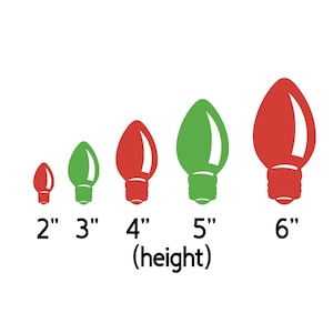 Christmas Lights Cut Outs - Christmas Light Decor, Christmas Light Die ...