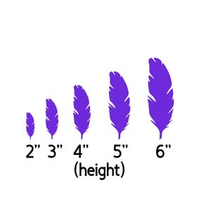 Feather Cut Outs Paper Feather Decor, Feather Die Cuts, Paper Feather ...