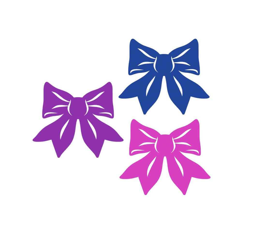 Bow Paper Cut Outs - Bow Die Cuts, Paper Bow Shape, Bow Cutouts, Paper ...