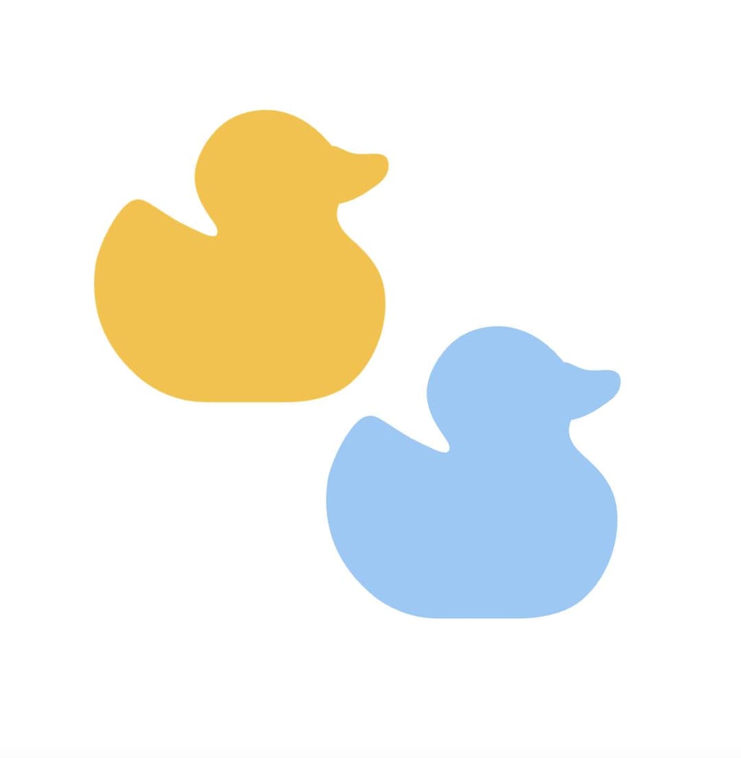 Duck Paper Cut Outs - Paper Duck Shape, Duck Die Cut, Duck Cut Outs ...