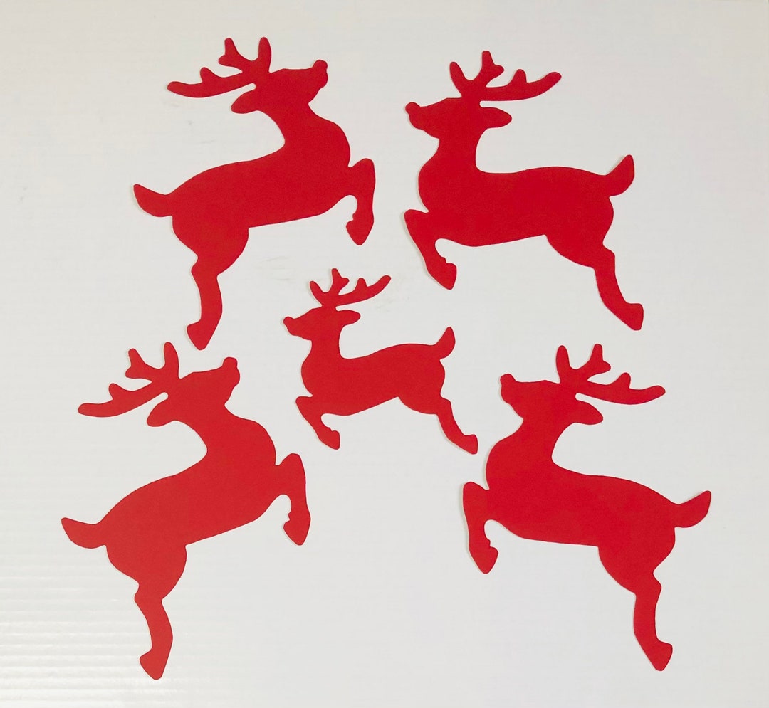 Reindeer Cut Outs - Paper Reindeers, Christmas Reindeers, Christmas ...