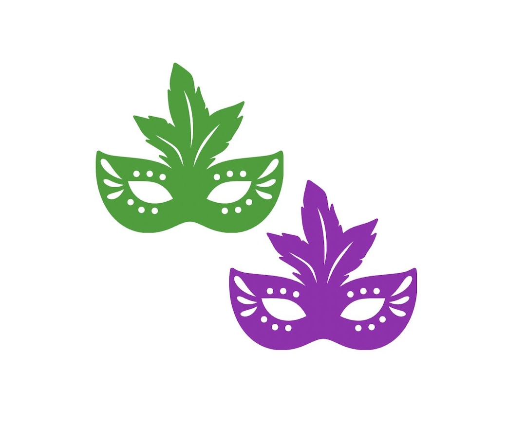 Mardi Gras Mask Cut Outs - Paper Carnival Mask, Mardi Gras Die Cuts ...