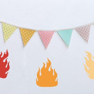 Paper Flame Cutout - Paper Fire Flame Die Cuts, Fire Paper Cut Out ...