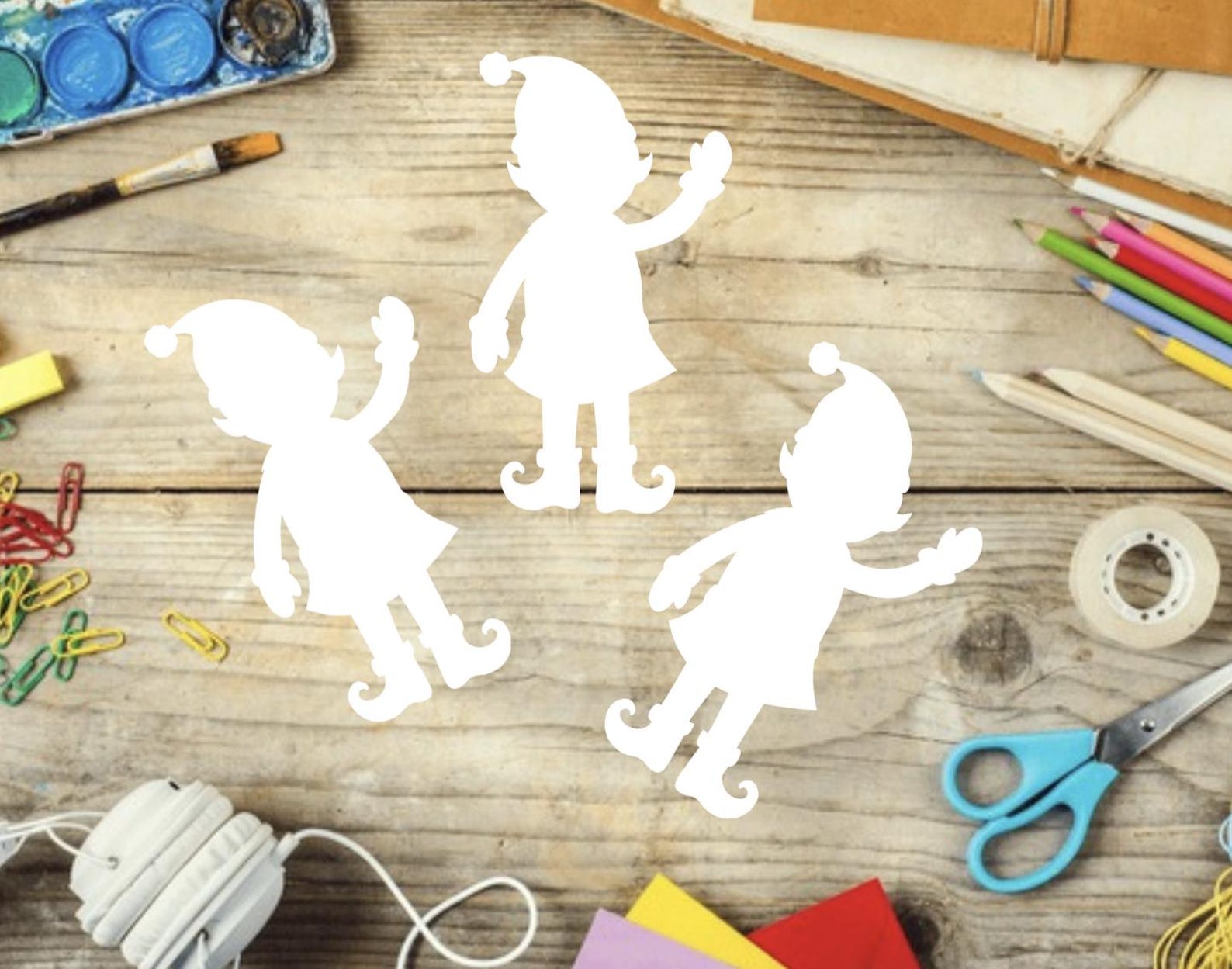 Christmas Elf Cut Outs – Paper Christmas Elf, Elves Die Cuts & Shapes ...