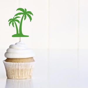 Palm Trees Cut Outs - Beach Decor, Tropical Die Cuts, Paper Palm Tree ...