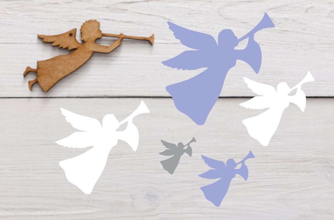 Angel Cut Outs - Angel Decor, Angel Die Cuts, Paper Angel Shapes, Angel ...