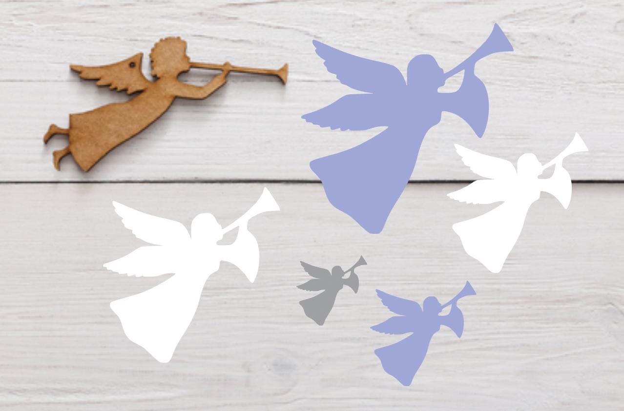 Angel Cut Outs - Angel Decor, Angel Die Cuts, Paper Angel Shapes, Angel ...