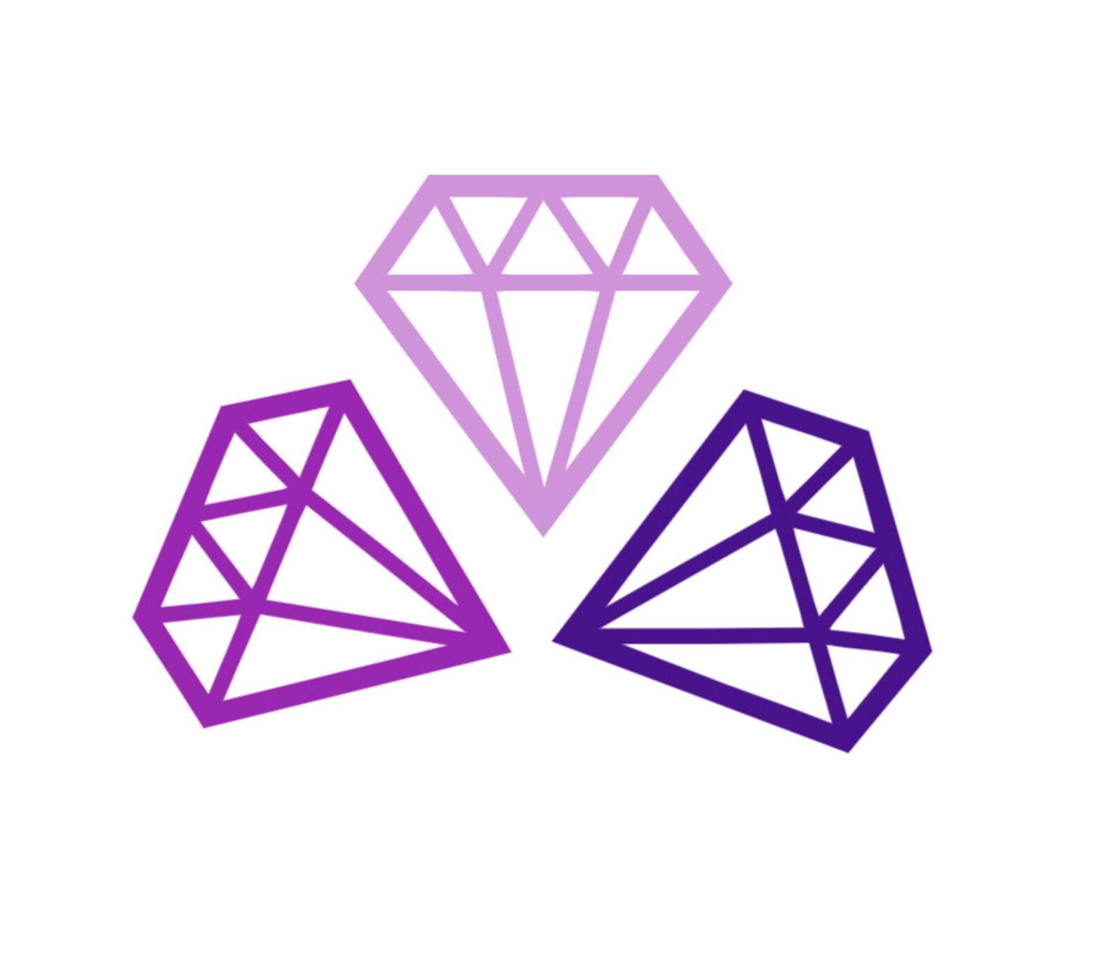 Diamond Cut Outs - Paper Diamonds, Diamond Decor, Diamond Shape ...