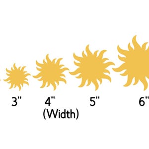 Paper Sun Cutouts - Paper Sun Die Cut, Paper Sun Shape Cut Outs for ...
