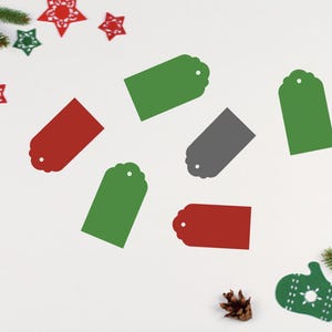 Paper Gift Tags - Scallop Top Paper Gift Tags, Scallop Top Price Tags ...