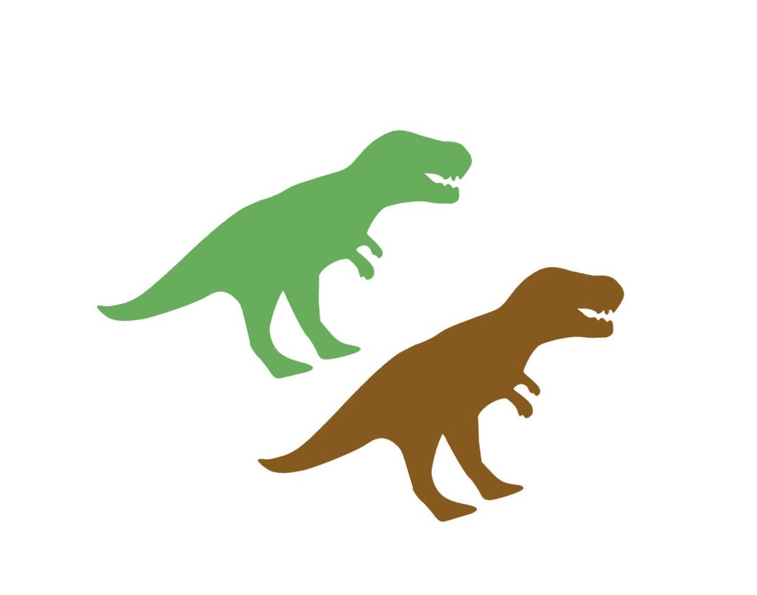 T Rex Dinosaur Paper Cut Outs - Paper Trex Shape, Dinosaur Die Cuts, T ...