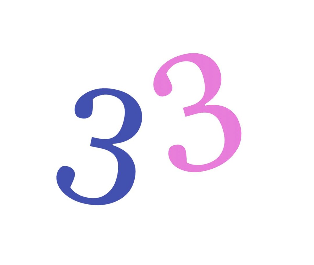 Paper Number 3 Shape, Number Three Shape Cut Outs, Paper Three Die Cut ...