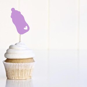 Paper Baby Bottle Cut Outs - Baby Shower Baby Bottle Decor, Baby Bottle ...