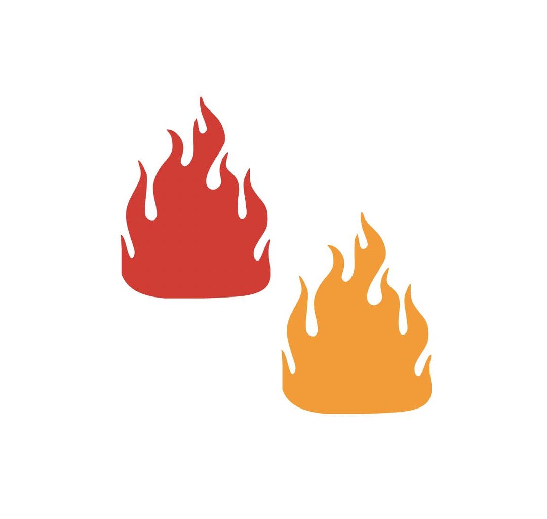 Paper Flame Cutout - Paper Fire Flame Die Cuts, Fire Paper Cut Out ...