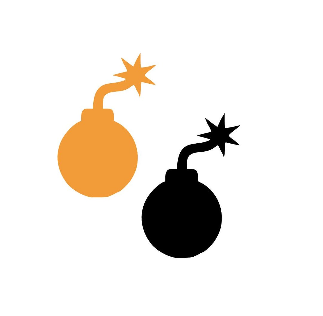 Cartoon Bomb Cut Outs - Cartoon Bomb Decor, Bomb Die Cuts, Paper Bomb ...