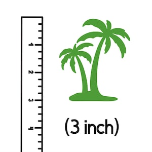 Palm Trees Cut Outs - Beach Decor, Tropical Die Cuts, Paper Palm Tree ...