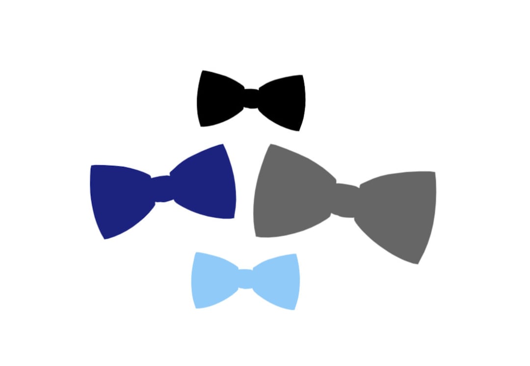 Paper Bow Tie Cut Outs - Paper Bow Tie, Bow Tie Die Cut, Party Supplies ...