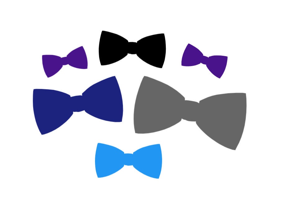 Paper Bow Tie Cut Outs - Paper Bow Tie, Bow Tie Die Cut, Party Supplies ...