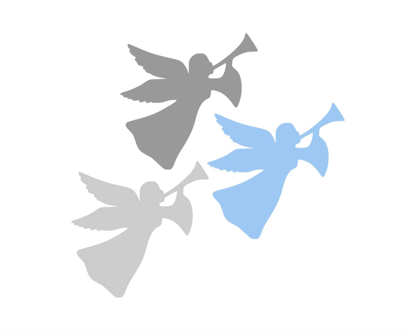 Angel Cut Outs - Angel Decor, Angel Die Cuts, Paper Angel Shapes, Angel ...