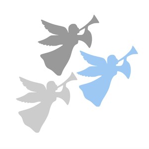Angel Cut Outs - Angel Decor, Angel Die Cuts, Paper Angel Shapes, Angel ...