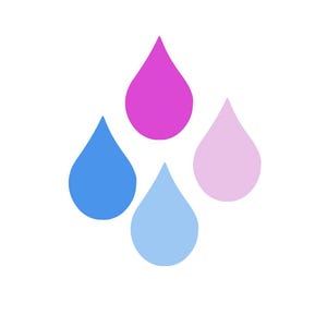 Rain Drop Cut Outs - Rain Decor, Rain Drop Die Cuts, Paper Rain Drop ...