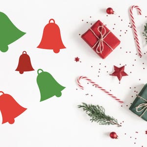 Paper Bell Cutouts - Paper Bell Dye Cuts, Christmas Bell Shapes, Paper ...
